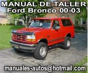 Ford Bronco 2000 al 2003 - Manual De Reparacion y taller